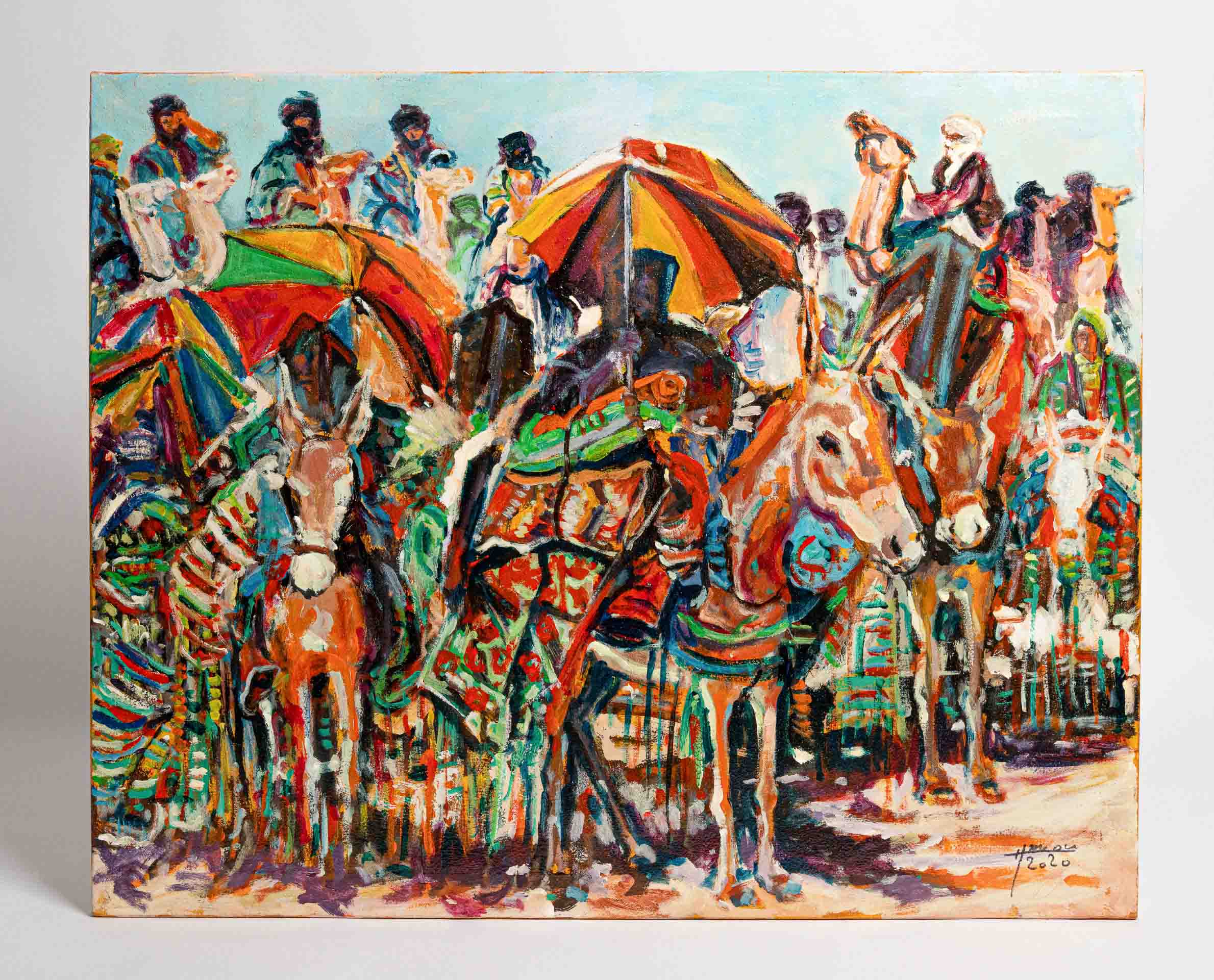 Femmes nomades, Abdelhak Djellab | Elwani