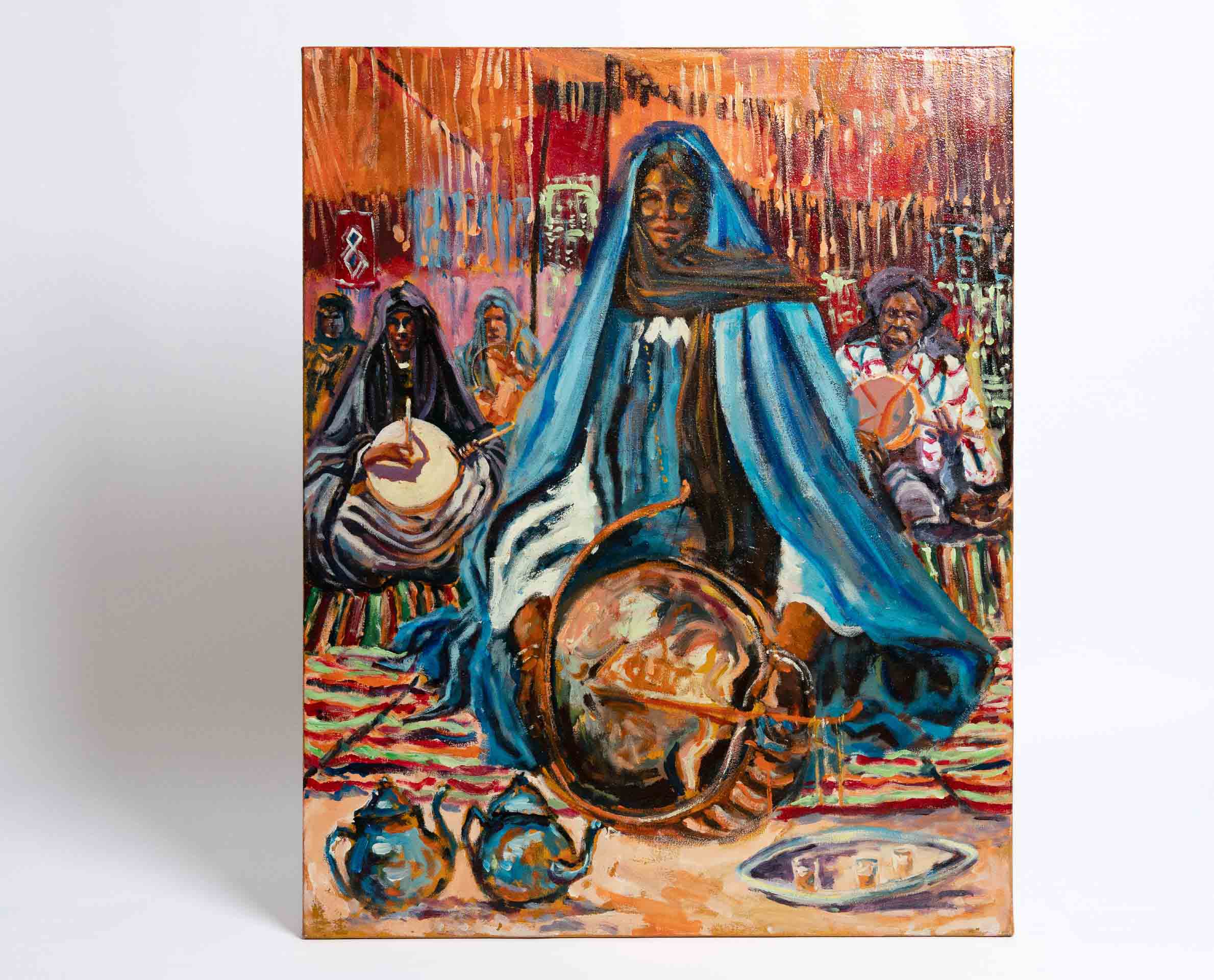 La joueuse d’imzad ( Targuia musicienne ), Abdelhak Djellab | Elwani